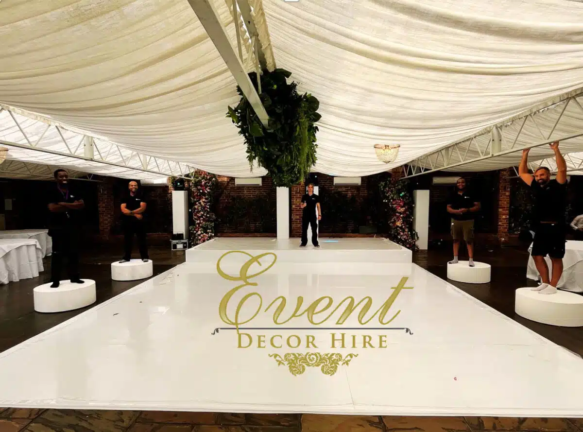 Round Podium Stage Hire - Event Decor Hire
