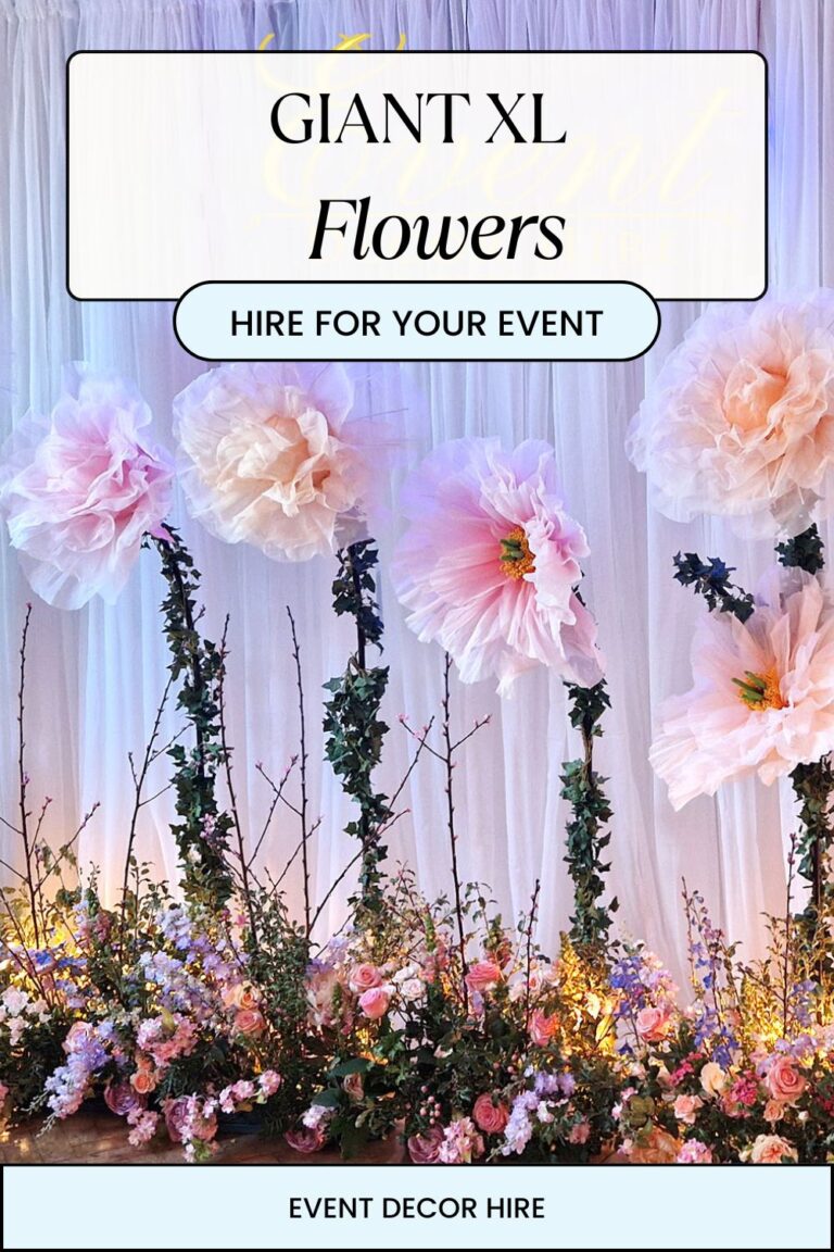 Giant Flowers XL Floral Display - Event Decor Hire