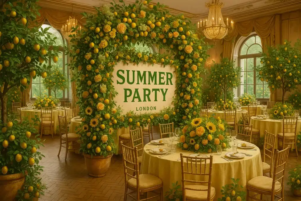 Summer Parties for corporate events - Lets Help. - Event Decor Hire